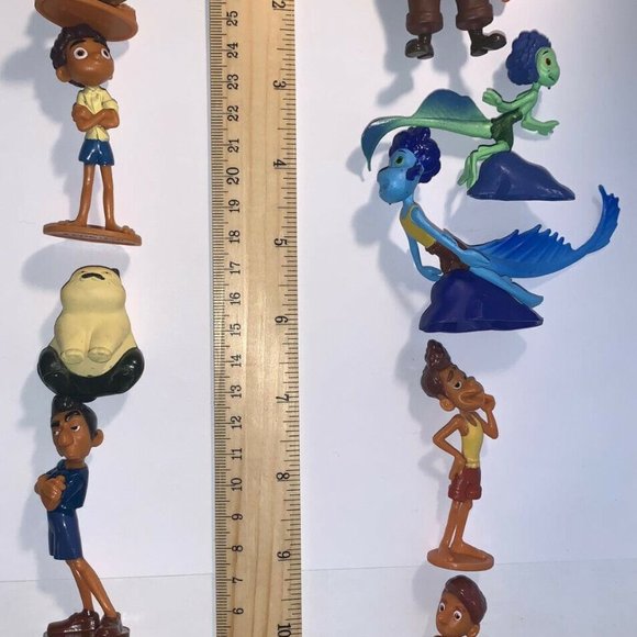 Disney | Toys | Disney Luca Figure Set Of With 2 Stickers And 2 Rings ...